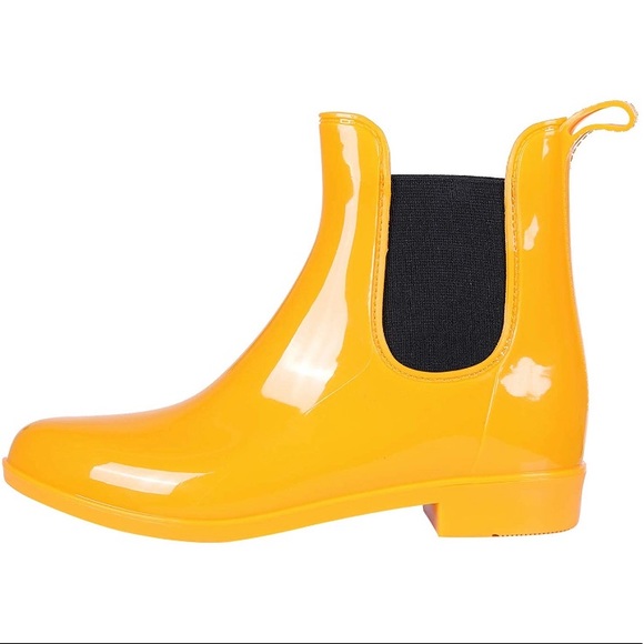 Shoes | Stylish Yellow Colored Rain Boots New | Poshmark